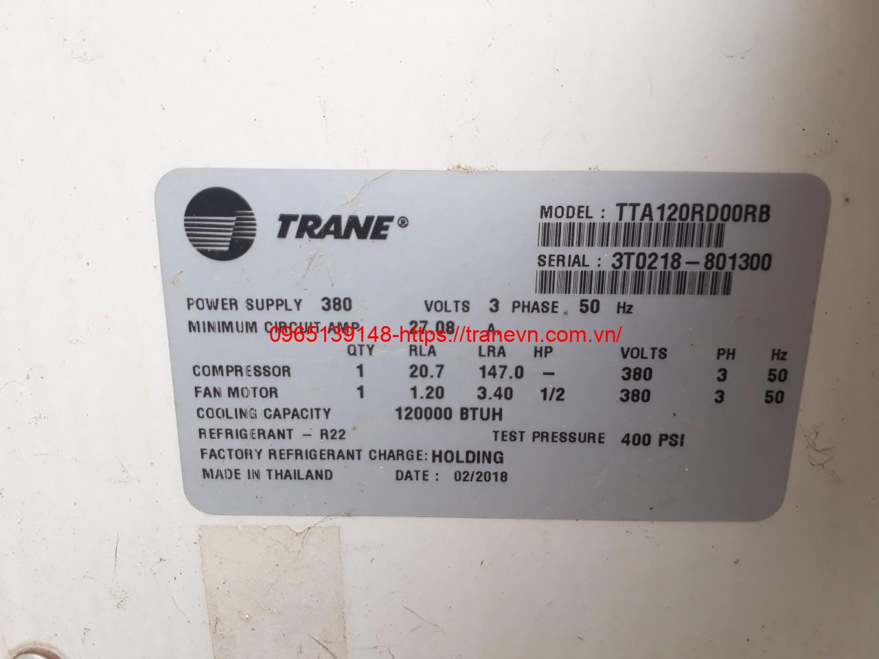 Van tiết lưu điều hòa Trane 304-MIX . Model: TTA210RD00RB Gas R22