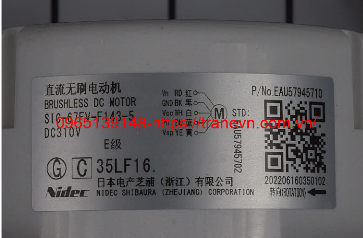 Động cơ điều hòa LG SIC-67FV-F143-5