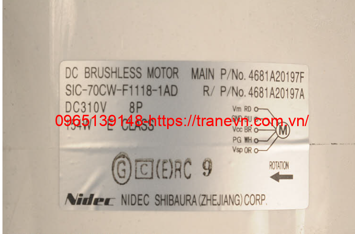 Motor điều hòa LG SIC-70CW-F1118-1AD