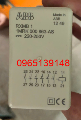 Rơ le ABB RXMB1 1MRK000863-AS - Công ty Cổ Phần Smind