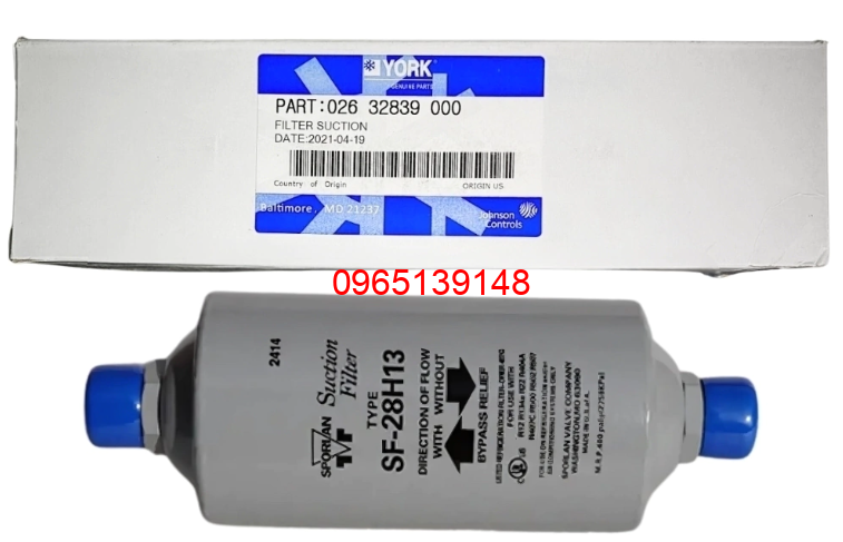 Phin lọc chiller YORK 02632839000 SF-28H13 - Công ty Cổ Phần Smind