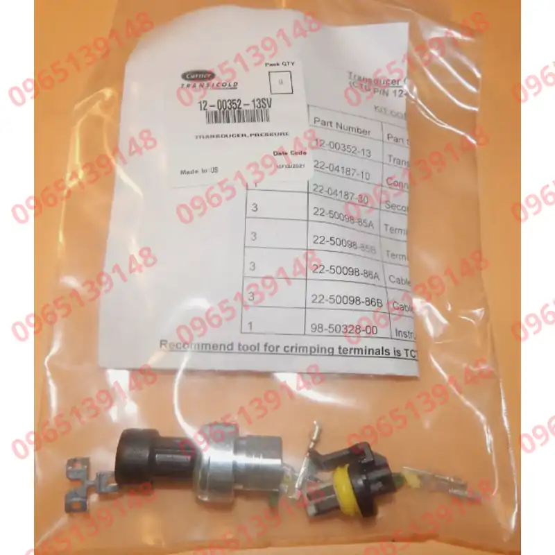 GENUINE Carrier Transicold 12-00352-13SV TRANSDUCER PRESSURE KIT OEM ...
