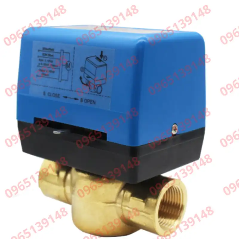 Hotowell 3 Way brass Modulating Control Valve for cool/heat water ...