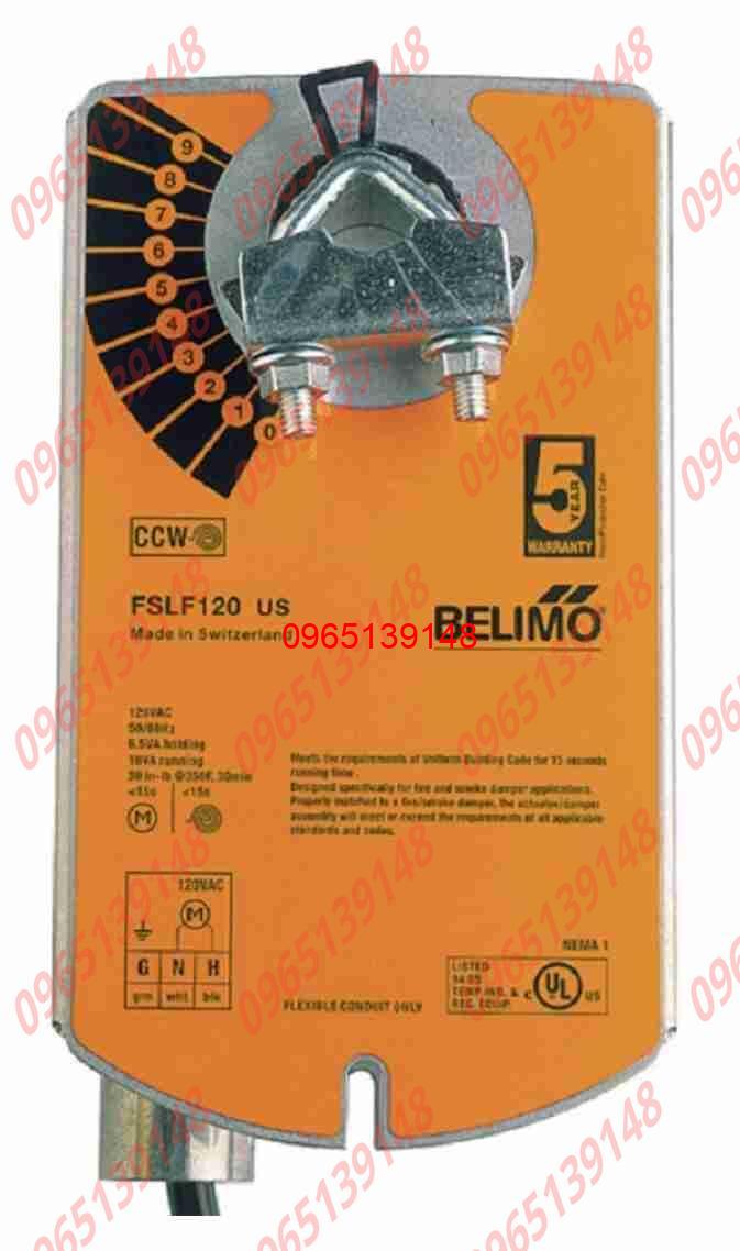 BELIMO Fire Smoke Damper Actuator 120VAC Direct Mount Spring Return ...