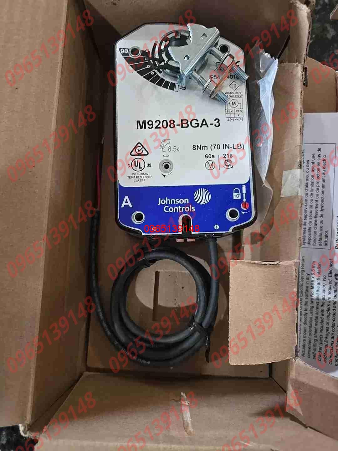 Johnson Controls M9220-BGA-3 Electric Actuator, 24VAC/VDC 15s Spring ...