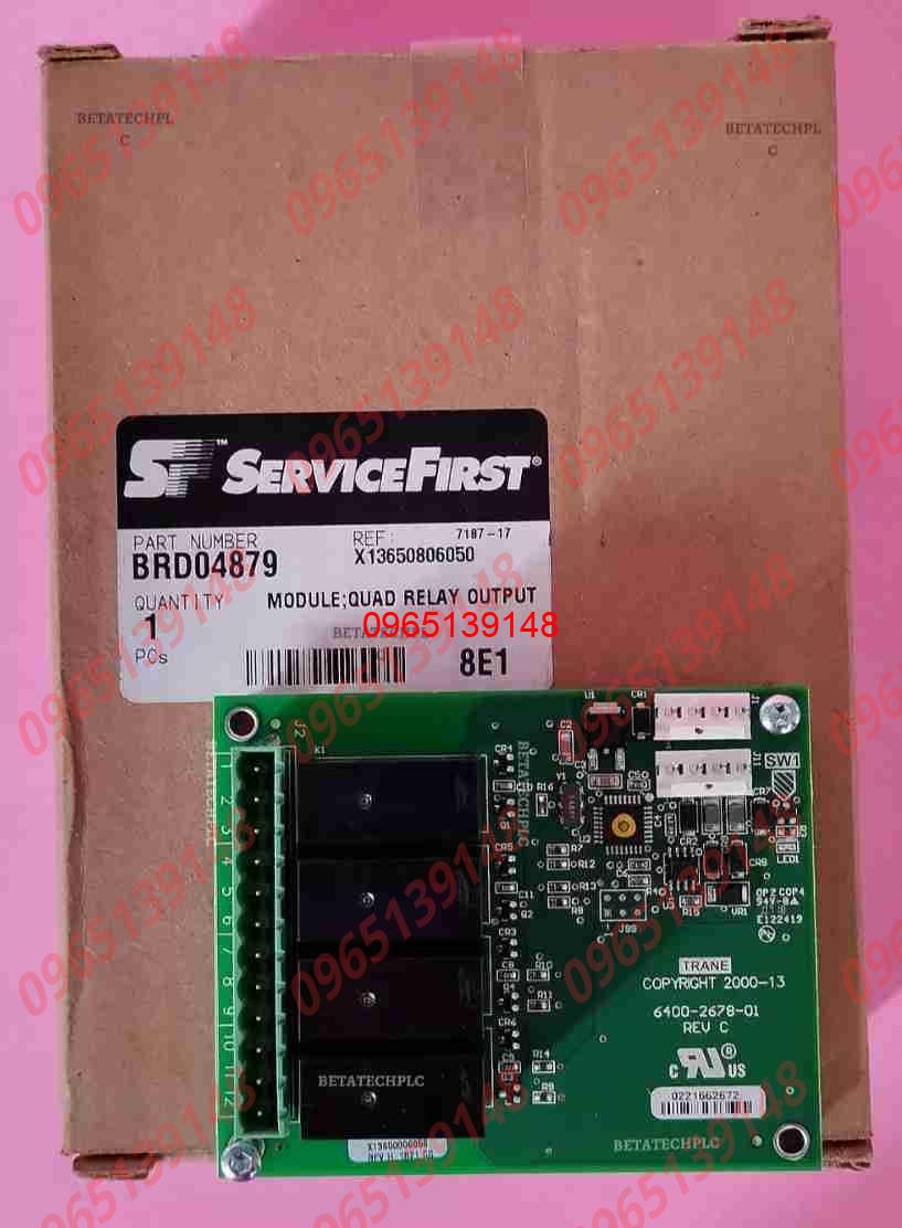BRD04879 SERVICE FIRST X13650806050 MODULE QUAD RELAY Output - Công ty ...