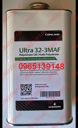 Copeland Ultra 32-3Maf Poe Refrigeration Oil - Công ty Cổ Phần Smind
