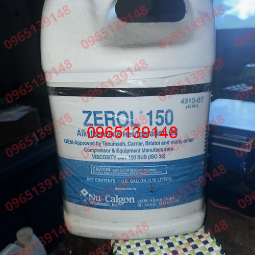 Zerol 150 Refrigeration Oil Nu-Calgon 4310-07 Lubricant,Alkylbenzene,1 ...