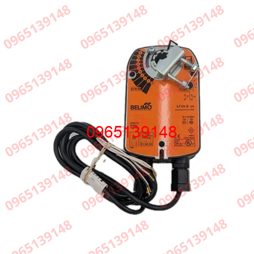 Belimo Lf24-S Us Damper Actuator, 35 In-Lb [4 Nm], Spring Return, Ac/Dc ...