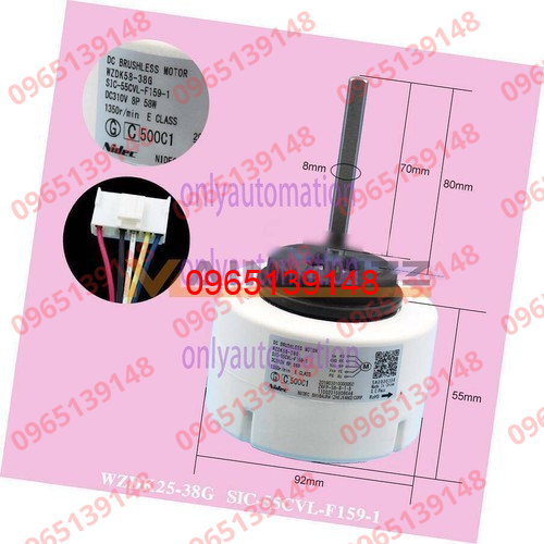 One New Wzdk58-38G Sic-55Cvl-F159-1 58W Air Conditioner Motor~ - Công ...