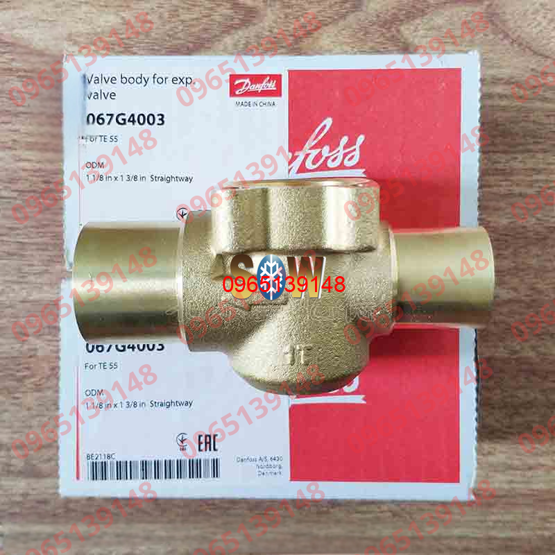Danfoss Valve body for expansion valve, TEH, 067G4003 - Công ty Cổ Phần ...