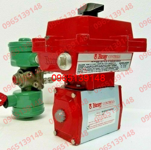 Bray Series 90 Actuator, Series 50 Valve Status Monitor & Asco Solenoid ...