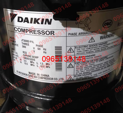 1Pc Jt300D-Y1L Air Conditioning Compressor 3-Phase 380V 50Hz New ...