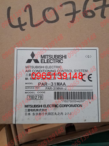 Hard Wired Mitsubishi Electric Air Conditioning Par31Maa Par-31Maa ...