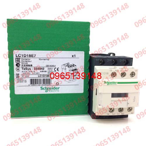 Contactor LC1D18E7 Schneider 48VAC 7.5kW 034942 - Công ty Cổ Phần Smind
