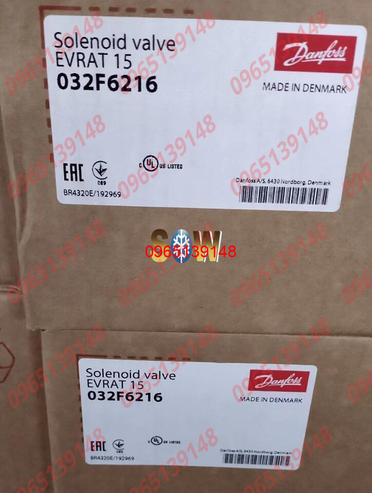 032F6216 Danfoss Solenoid valve, EVRAT 15 - Công ty Cổ Phần Smind