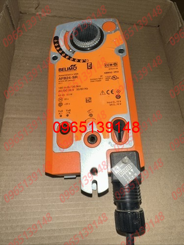 Belimo Afb24-Sr Modulating Spring Return Damper Actuator 24V 180 In-Lb ...
