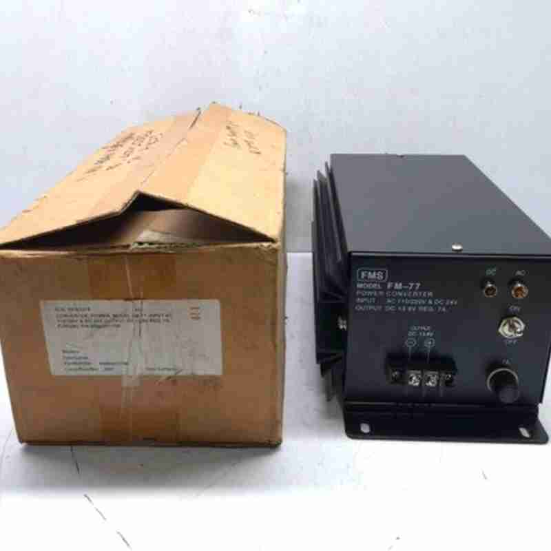 Fms Fm-77 Power Converter Input Ac 110/220V & Dc 24V Output Dc 13.8V ...