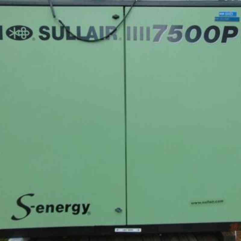 Sullair 7500P S Energy Model 7507 Ps/A 100 Hp Electric Air Compressor ...