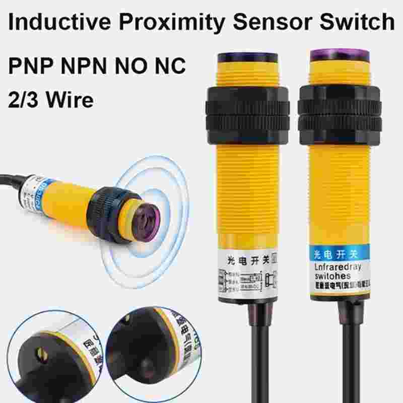 Inductive Proximity Sensor Switch Infrared Diffuse Pnp Npn No Nc 2/3 ...