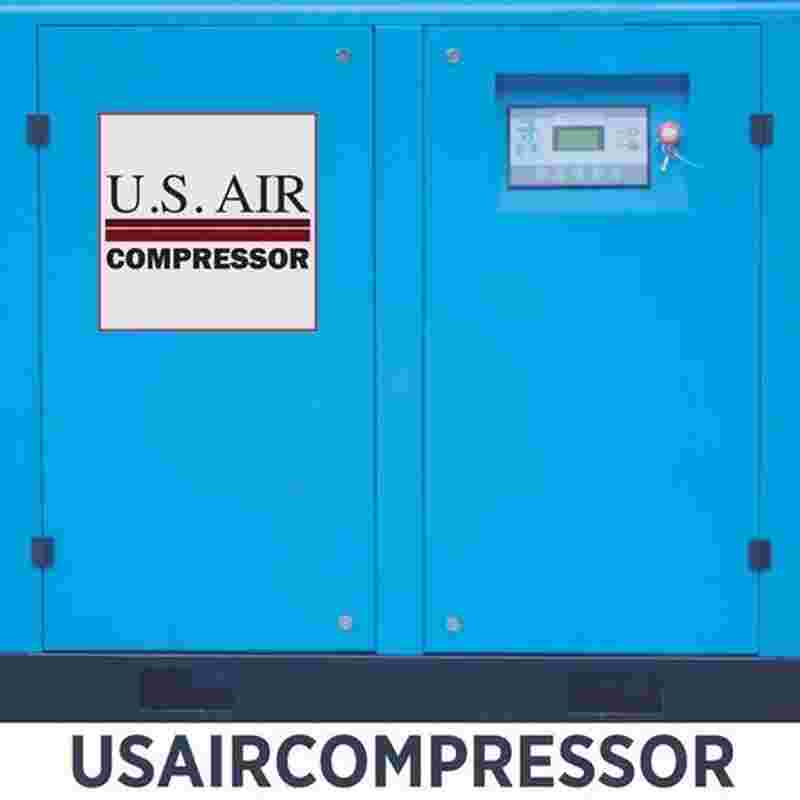 New 200 Hp Us Air Compressor Rotary Screw Vsd Vfd W/ Trad'N Atlas Copco ...
