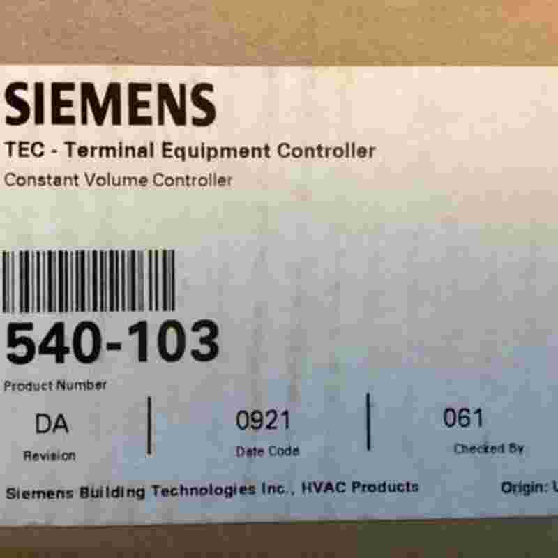 Siemens 540-103 Tec Controller Terminal Equipment Controller #17fa1db03 ...