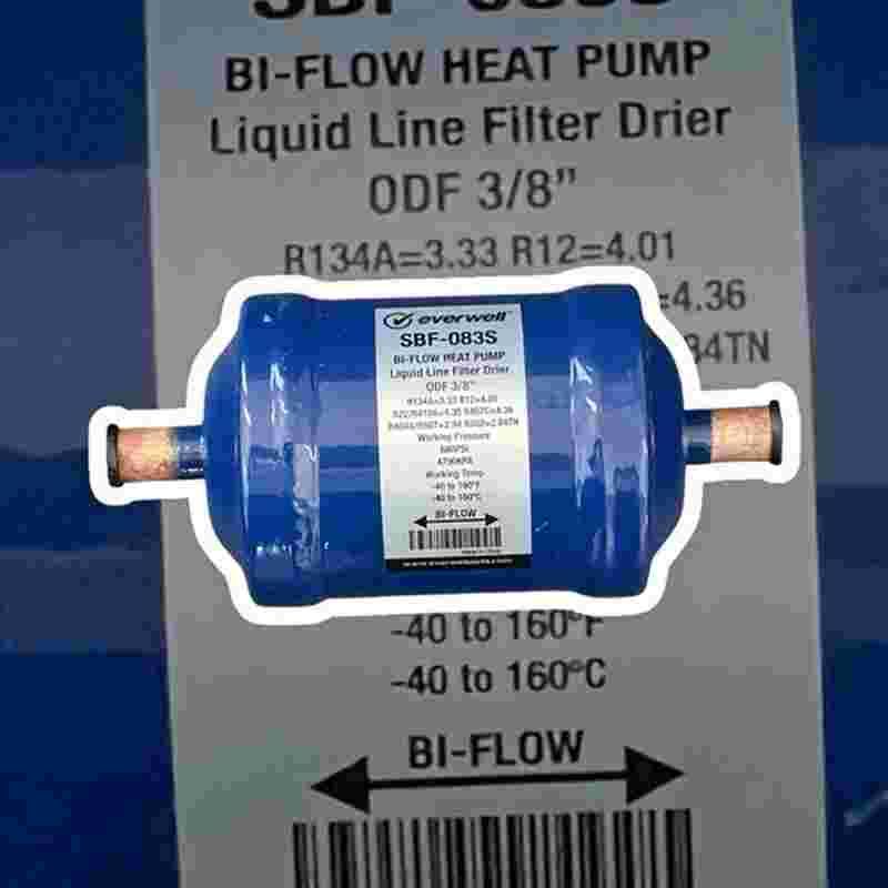 Bi Flow Filter Drier For Heat Pump,3/8" Sae Sweat Liquid Line Filter ...