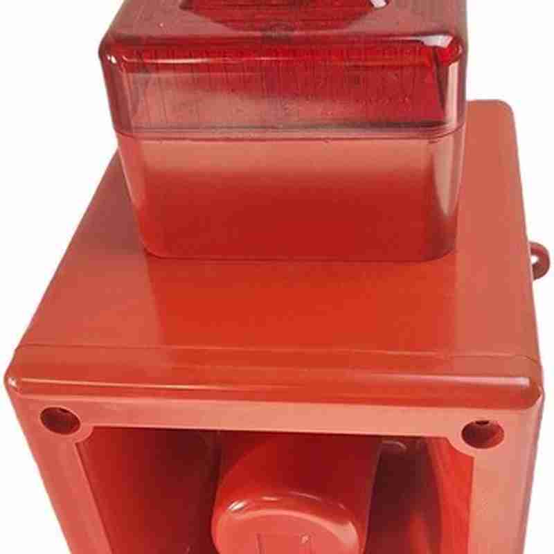 E2S Al105N Alarm Sounder, 112Db, 230V Ac, Ip66, 32 Tones, Red Housing ...