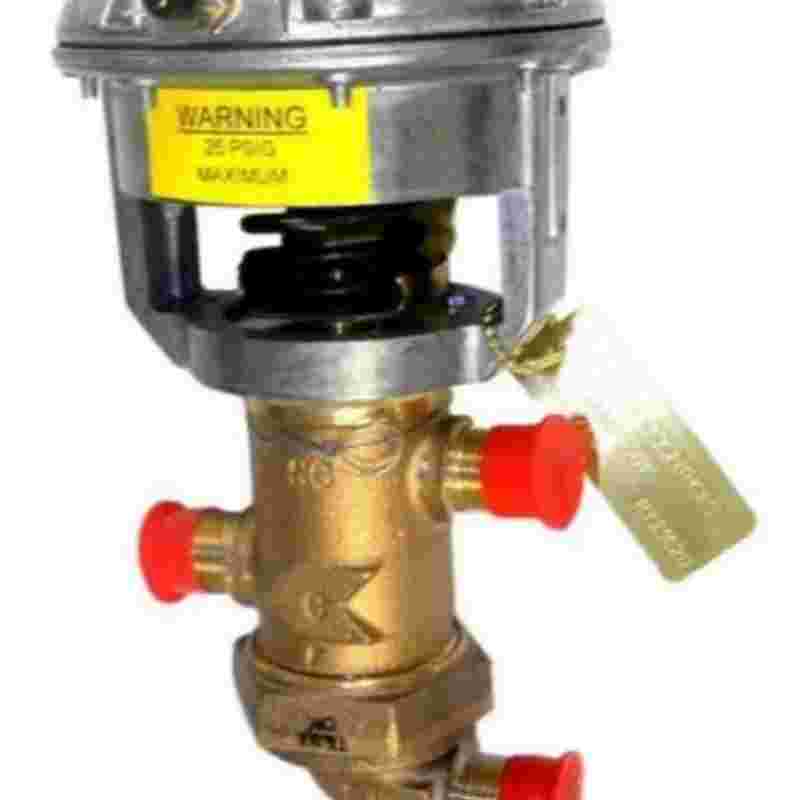 Johnson Controls Hvac Valve V-4334 3-Way Mixing Flare Valve - 4.7 Cv ...