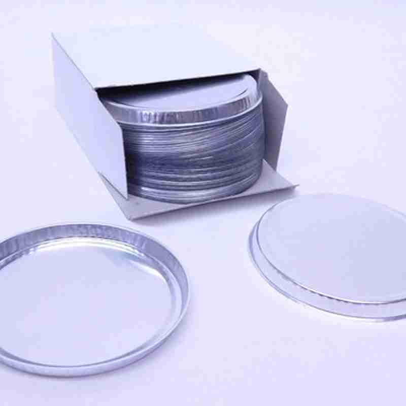 250-Pcs Disposable Aluminum Sample Pans (4" X 5/16") Moisture Analyzer ...