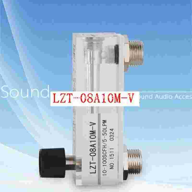 Lzt-08A10M-V Panel Type Flow Meter With Valve 5-50L/Min (Gas) 5-50Lpm ...