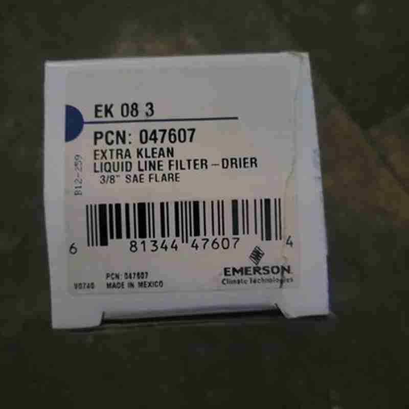 1 Emerson Liquid Line Filter Drier 3/8 Flare Model 083 #7ed0fbe3c ...