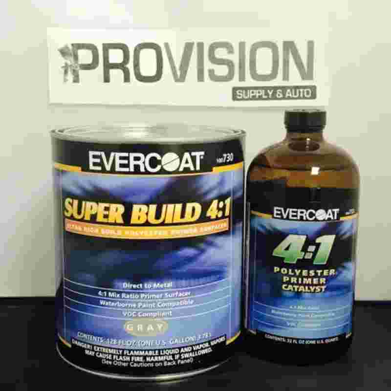Evercoat Super Build Primer Kit 730 And 733 Catalyst 4:1 Ratio Gallon ...