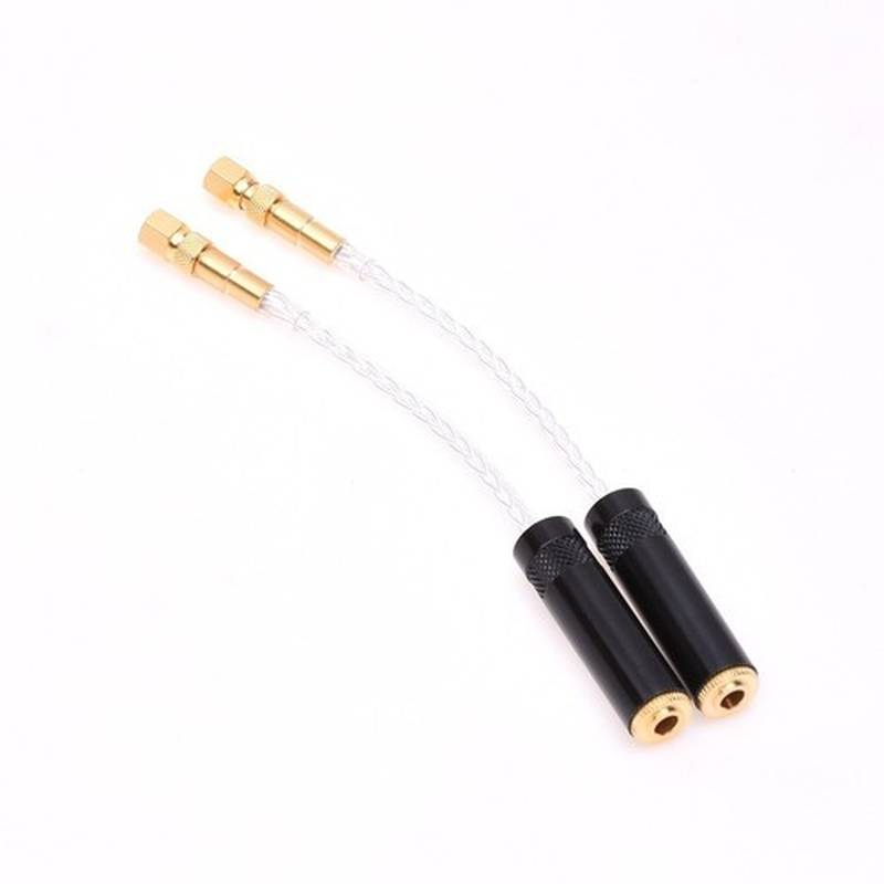 Pair Smc To 3.5Mm Female Mono Adapter For Old Hifiman He-5 He-6 He-500 ...
