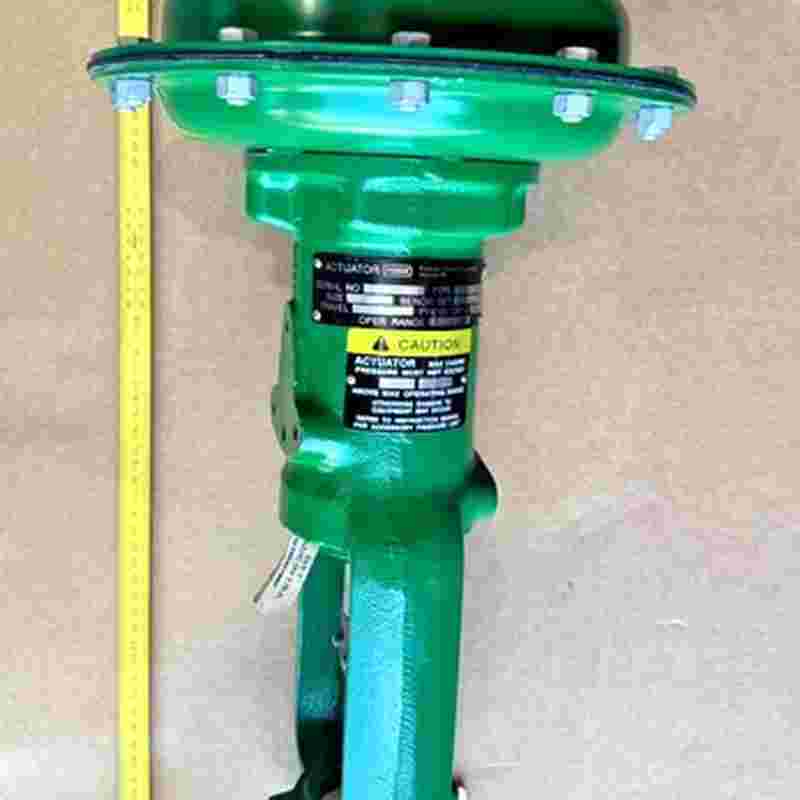 Emerson Fisher Type 667 Size 30 Pneumatic Actuator Bench Set 6-30 Psi ...