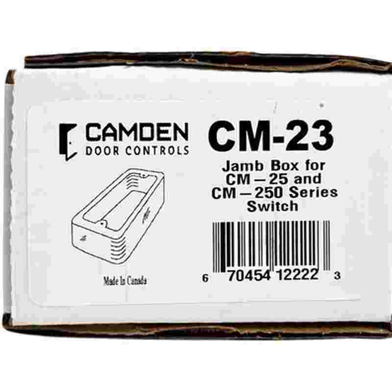 Camden Cm-23 Jamb Box Surface Mount For Cm-25 And Cm-250 Series Switch ...