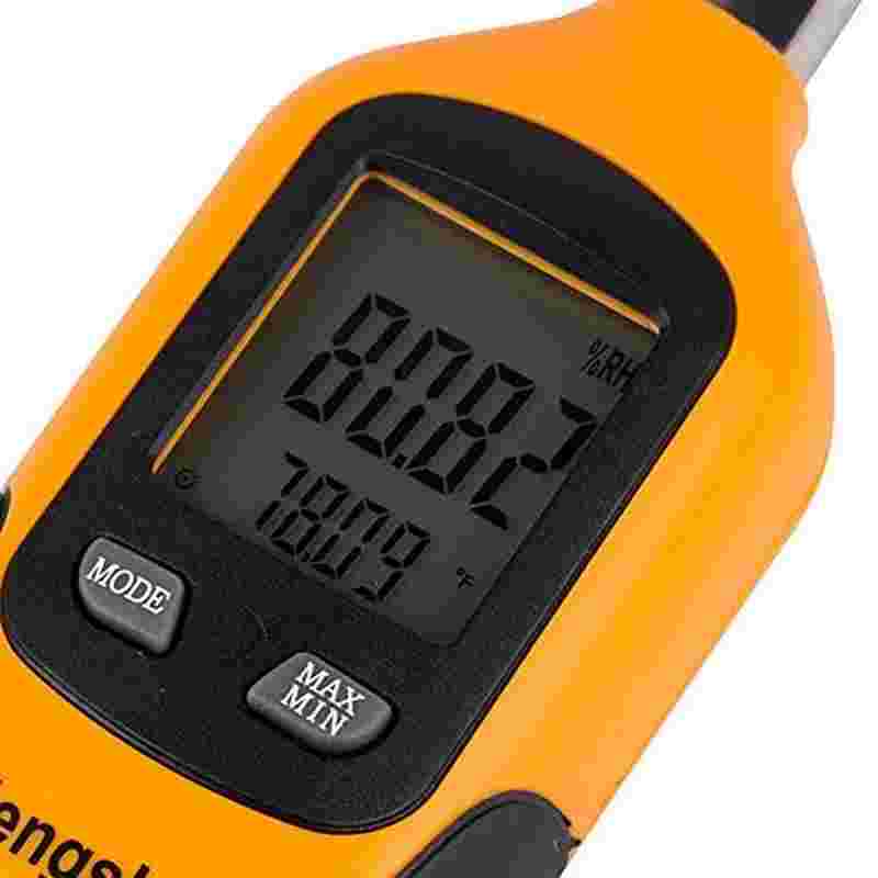 Digital Psychrometer - Handheld Temperature And Humidity Meter Gauge ...