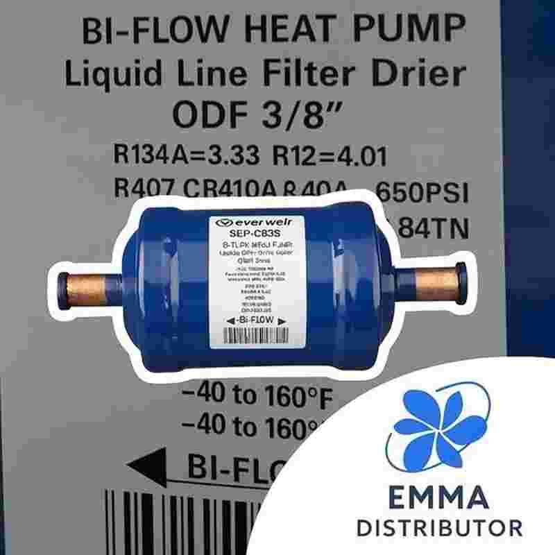 Bi Flow Filter Drier For Heat Pump,3/8" Sae Sweat Liquid Line Filter ...